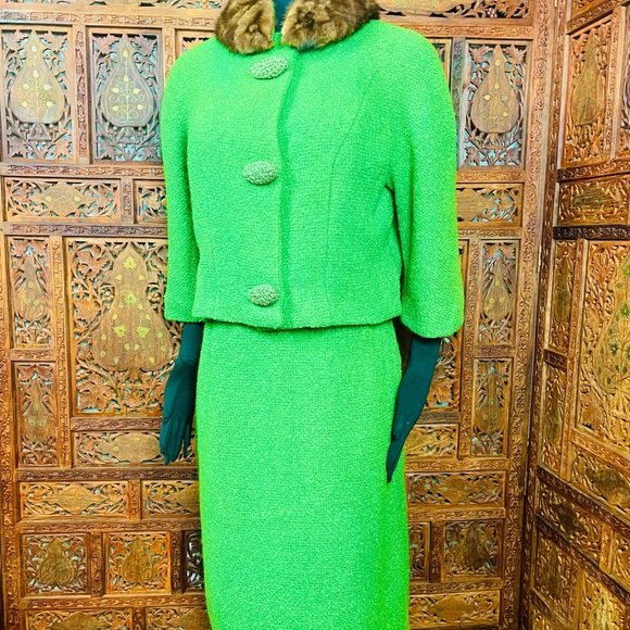 Paris Lilli Ann San Francisco | Skirts | 95s Vintage Lilli Ann Green ...